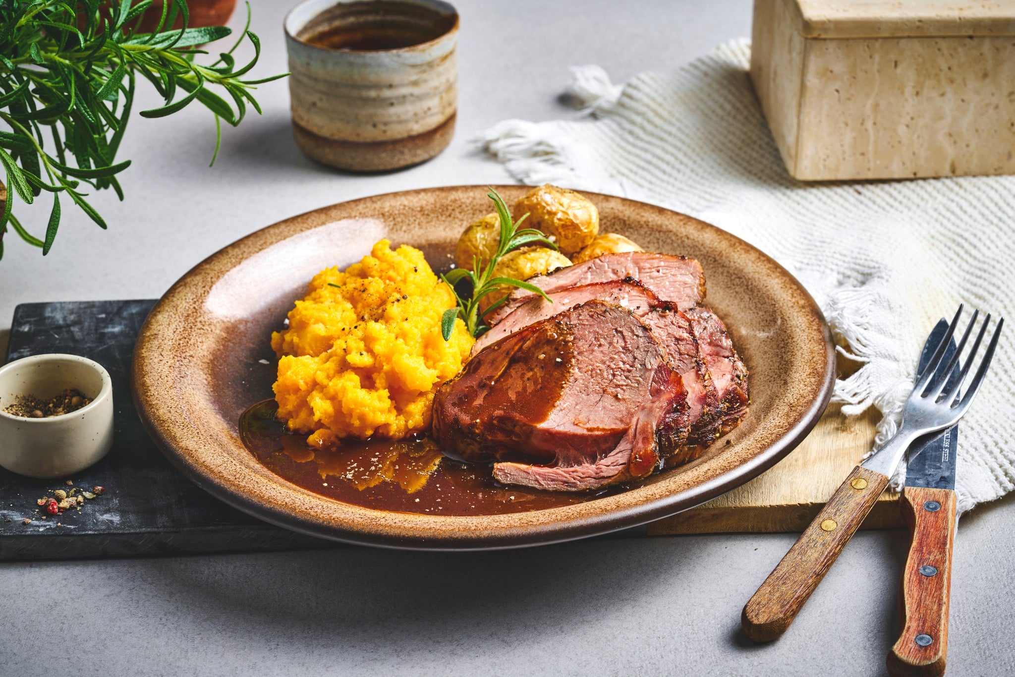 Lammstek med rotmos | Airfryer recept | Cosori.se